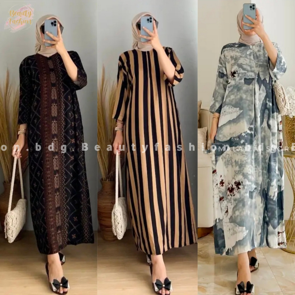 Anansacollection - Latest Daster Daster Gamis Motif Rayon Premium Grade ...