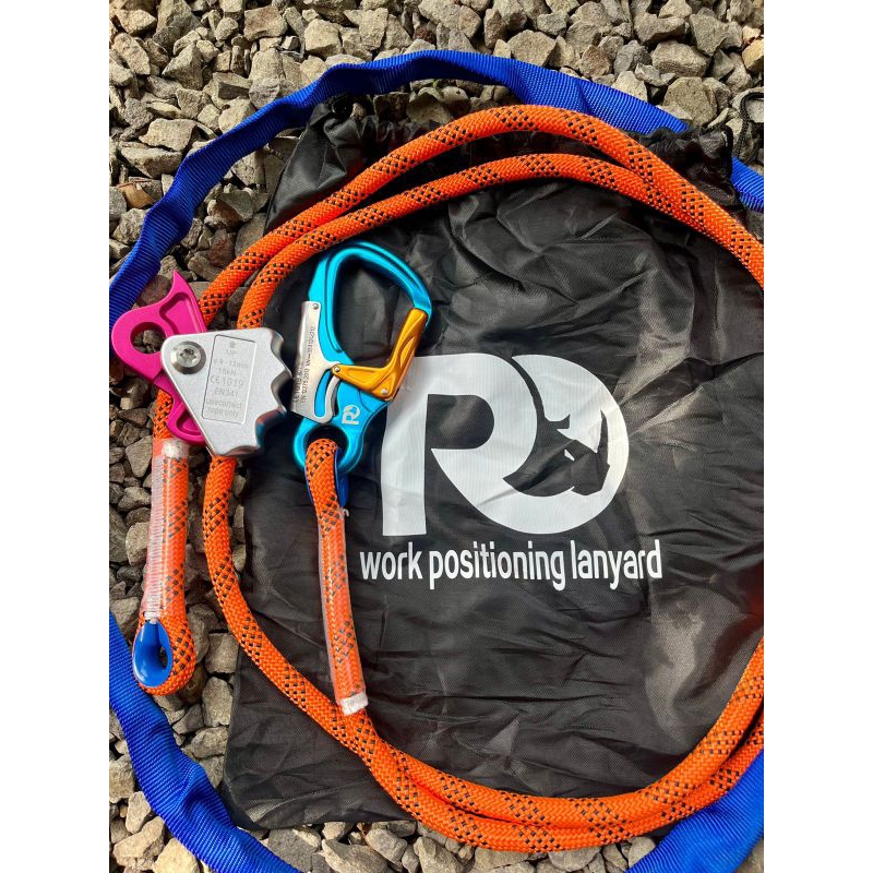 Work Positioning lanyard | Work positioning Rhino lanyard | Cowstail ...