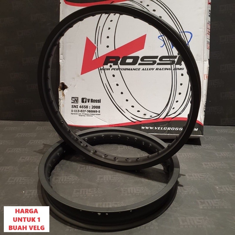 Rossy 16 19 36H BLACK, SILVER rims, KLX CRF Rossy rossi 16/19 36H BLACK ...