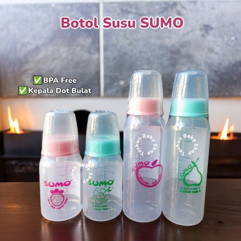 Sumo Teat Milk Bottles 60ml, 120ml, 240ml Baby milk bottles | Shopee ...