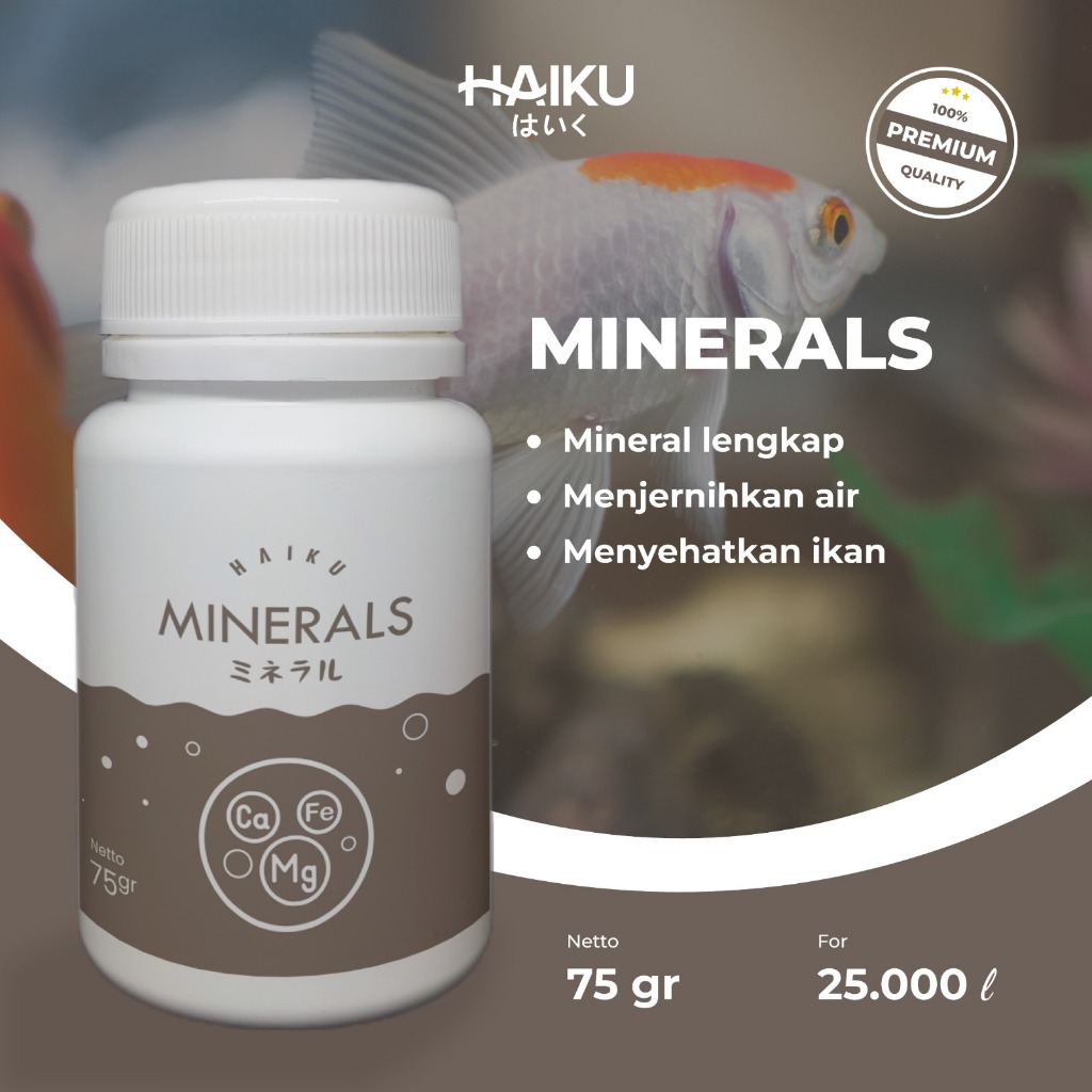 Haiku Minerals - Mineral Koi FISH MAKES HEALTHY AND CLEAR WATER FISH ...