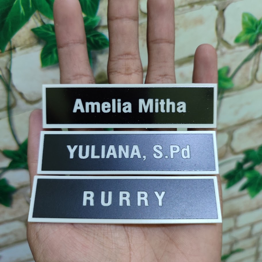 ANNIVERSARY!!! NAME TAG LASER PREMIUM GRAFIR FULL DOFF AND WHITE LIST ...