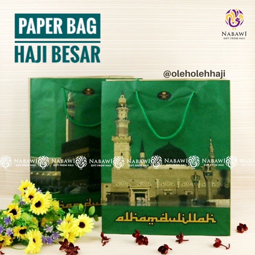 Large Hajj Paper Bag Small Liability Thick Liability / Paper Bag / Hajj ...