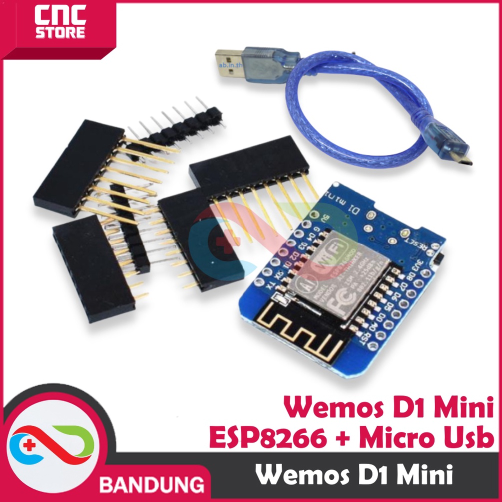 Wemos D1 Mini Nodemcu 4mb Lua Wifi Iot Internet Esp8266 Esp12e Micro Usb Cable Code N1n1