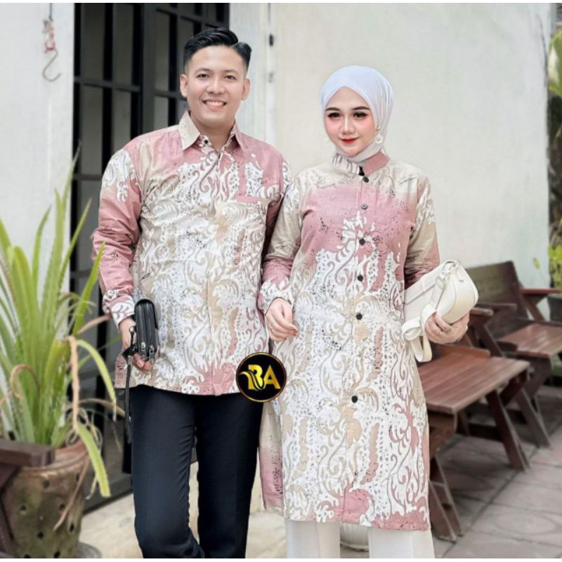 KEMEJA Batik Couple Tunic Modern Top Batik Couple Long Shirt Batik ...