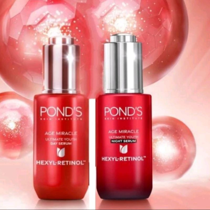 POND'S Ponds Age Miracle Ultimate Youth Day Serum/Night Serum Hexyl ...