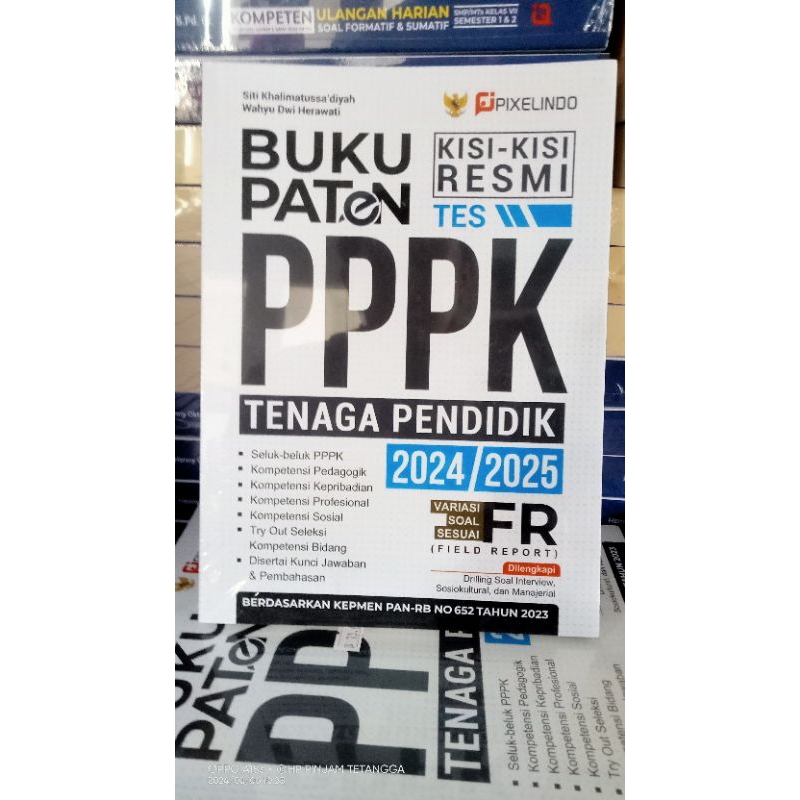 Official Lattice Patent Book Of PPPK Test For Educators 2024/2025 ...