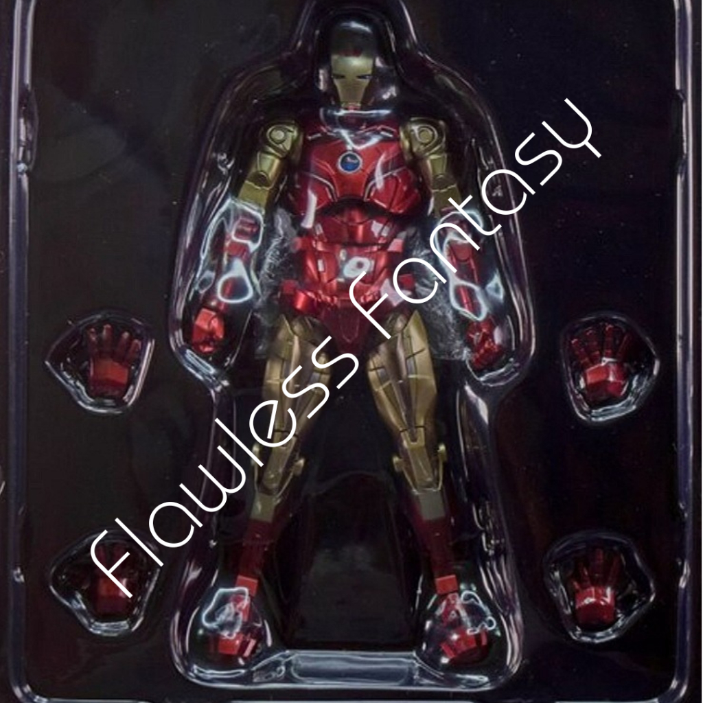 Sentinel Marvel Fighting Armor Iron Man Avengers Action Figure | Shopee ...