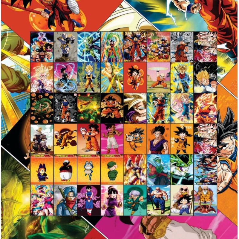 Hj dragon ball poster pack contains 48 free double tape sheets, you can ...