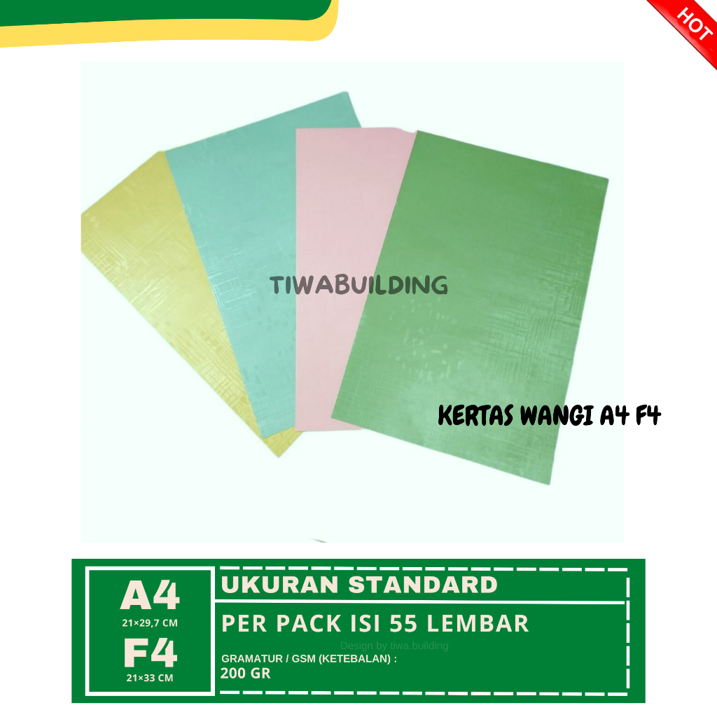 Fragrance PAPER/ INVITATION PAPER A4 F4 PERPACK CONTAINS 55 SHEETS ...