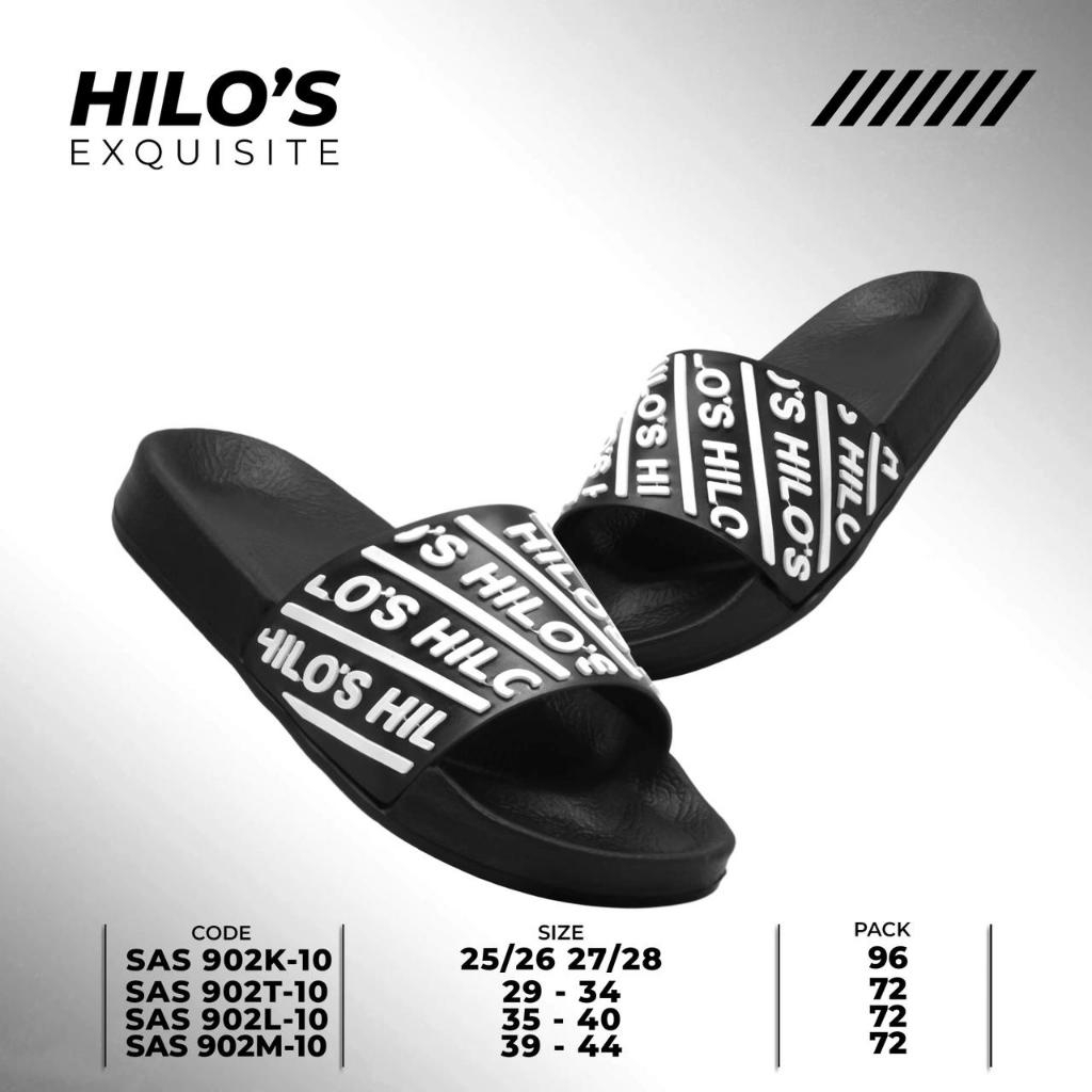 Hilos contemporary men's slip-on sandals with Hilos font SAS-902M-10 | Shopee Philippines
