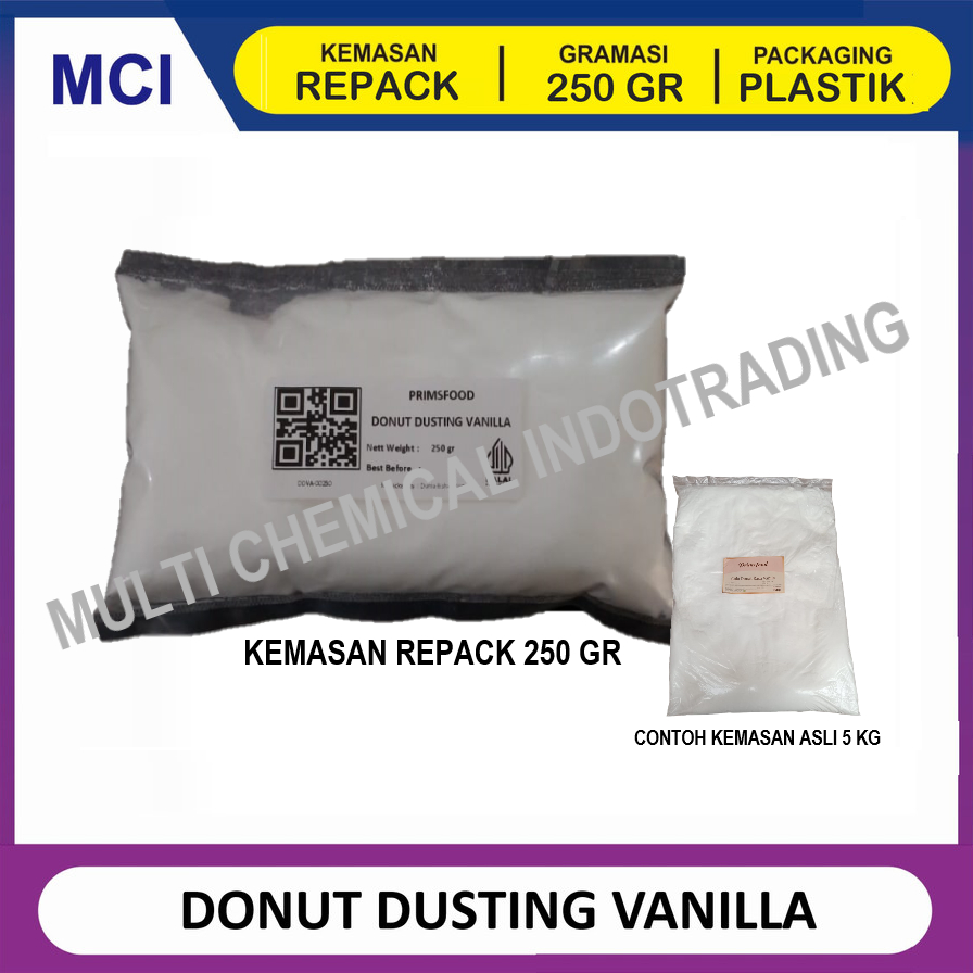 PRIMSFOOD DONUT SUGAR COLD DONUT VANILLA MINT VANILLA REPACK 250 GR ...