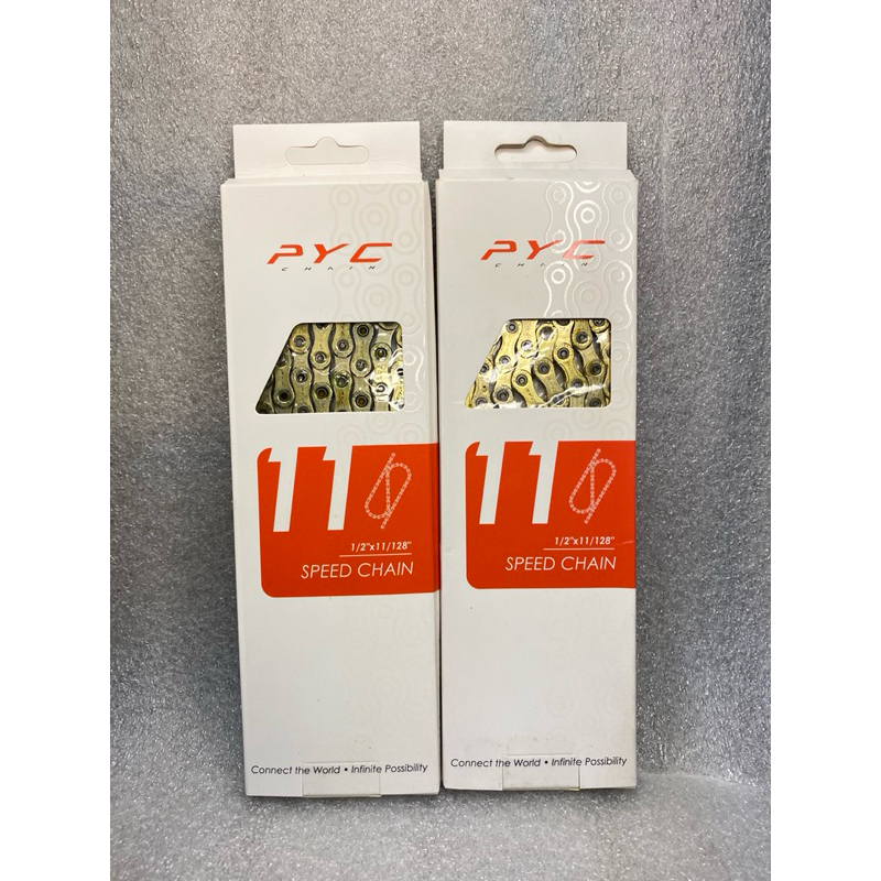 PYC 11 Speed Gold Chain 11 Speed Bicycle Chain | Shopee Philippines