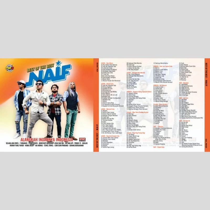 Mp3 Audio Cassette Best Of The Best Naif Songs | Shopee Philippines