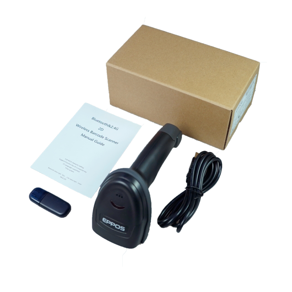 Barcode Scanner 1D/2D EPPOS EP3380B - Bluetooth Wireless | Shopee ...
