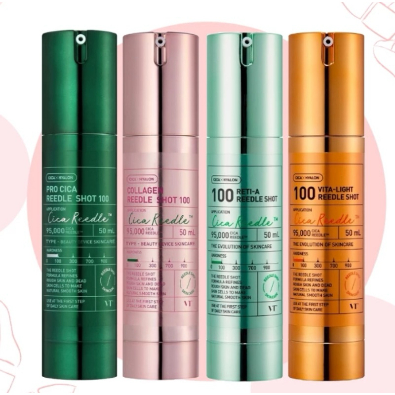 Vt Cosmetics Cica Reedle Shot 100 Collagen Shot 300 Vitalight Procica ...