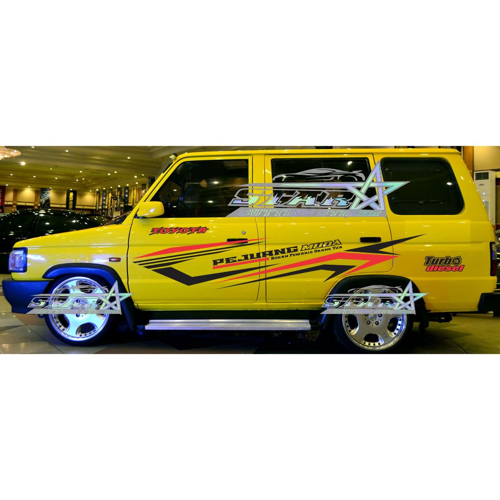 Star sticker Kijang Super Car Sticker Kijang Super Body Sticker Kijang ...