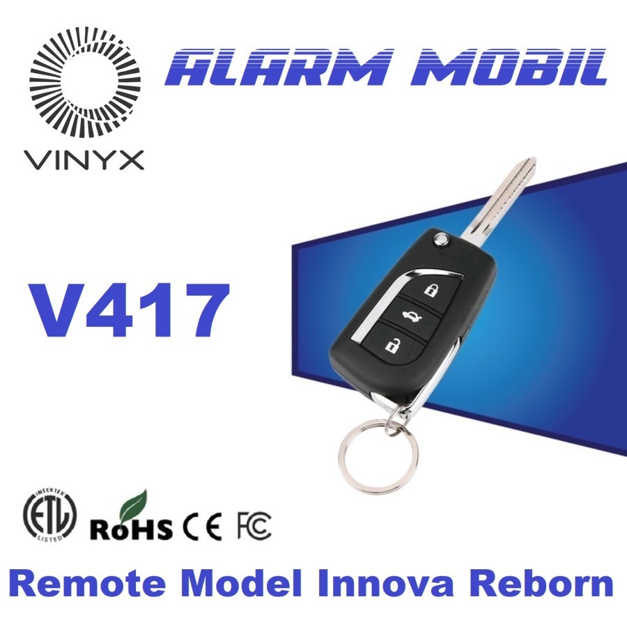 Vinyx V417 Universal Folding Key Model Innova Reborn Car Alarm - V417 ...