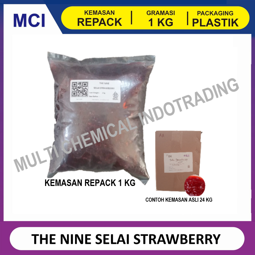 The NINE JAM STRAWBERRY JAM - REPACK 1 KG | Shopee Philippines