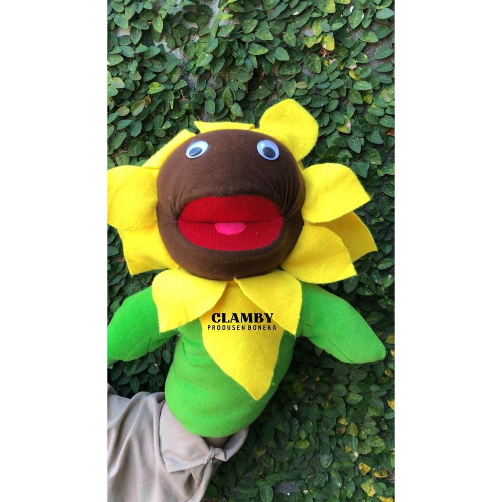 MATAHARI Sunflower MUPPET DOLL | Hand MUPPET SUN FLOWER | Fairy DOLL ...