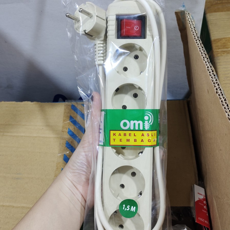 Omi KS Series 5 Hole Socket + Switch + Cable | Shopee Philippines