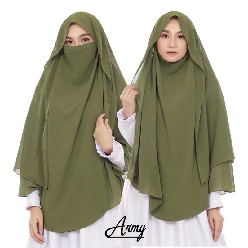 Khimar AISYAH HIJAB Mask/HIJAB FRENCH KHIMAR JUMBO Veil/HIJAB Mask ...