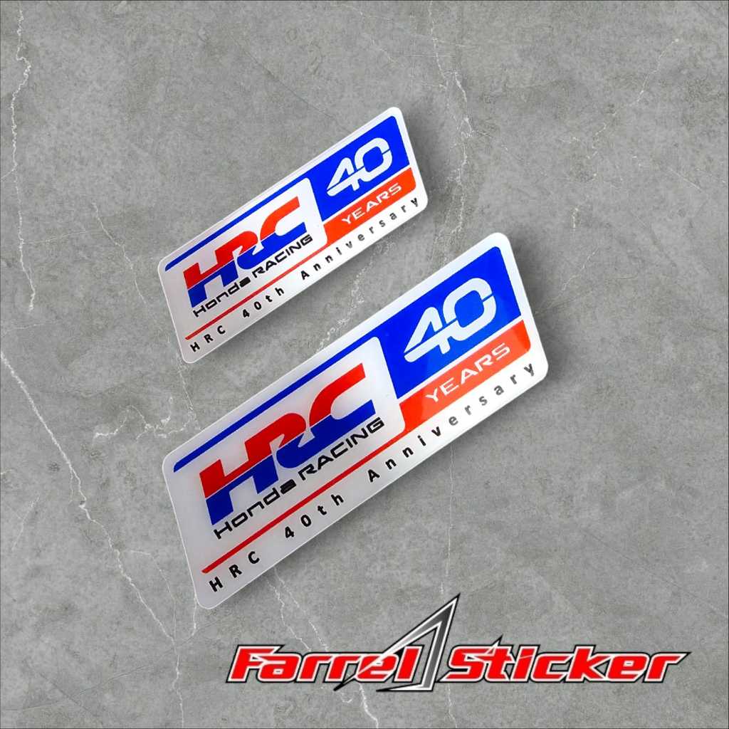 Honda HRC Emblem 40 YEARS Anniversary Embossed 3D | Shopee Philippines