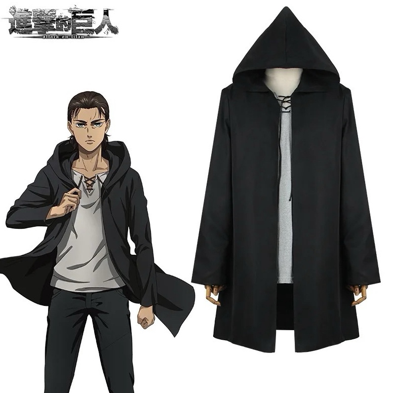 CODE C74V Eren Yeager Attack on Titan Jacket Anime Jacket Hoodie Jacket ...