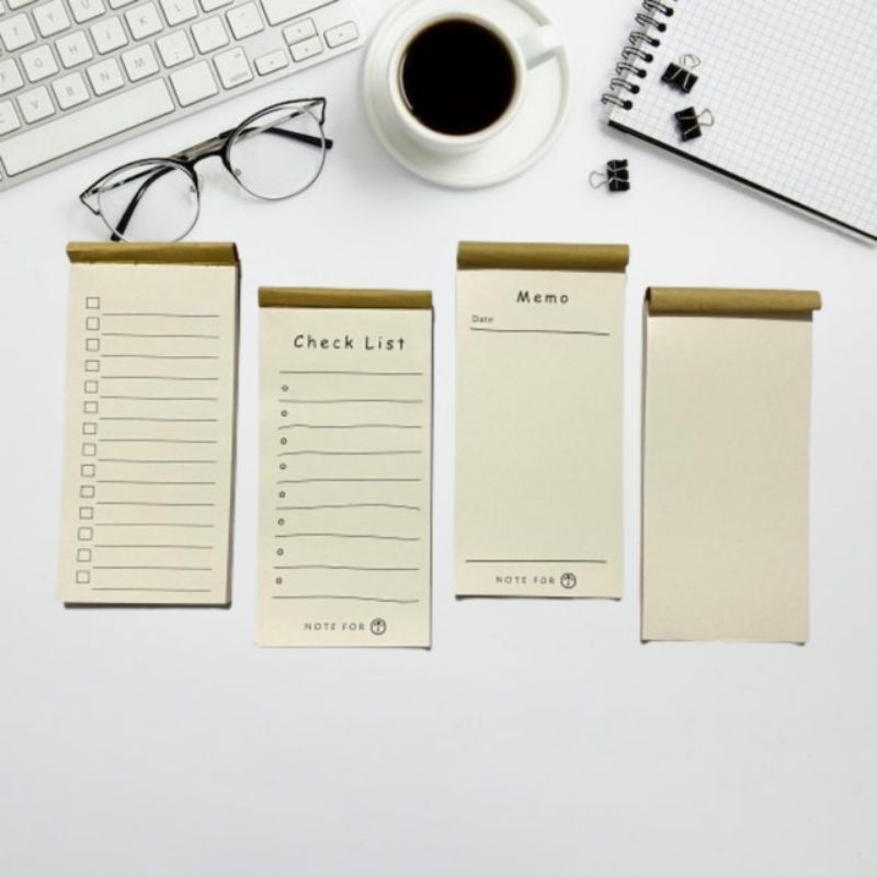 Notepad MEMO/ CHECK LIST /TO DO LIST/ WEEKLY PLANNER/ Big Book/SIMPLE ...