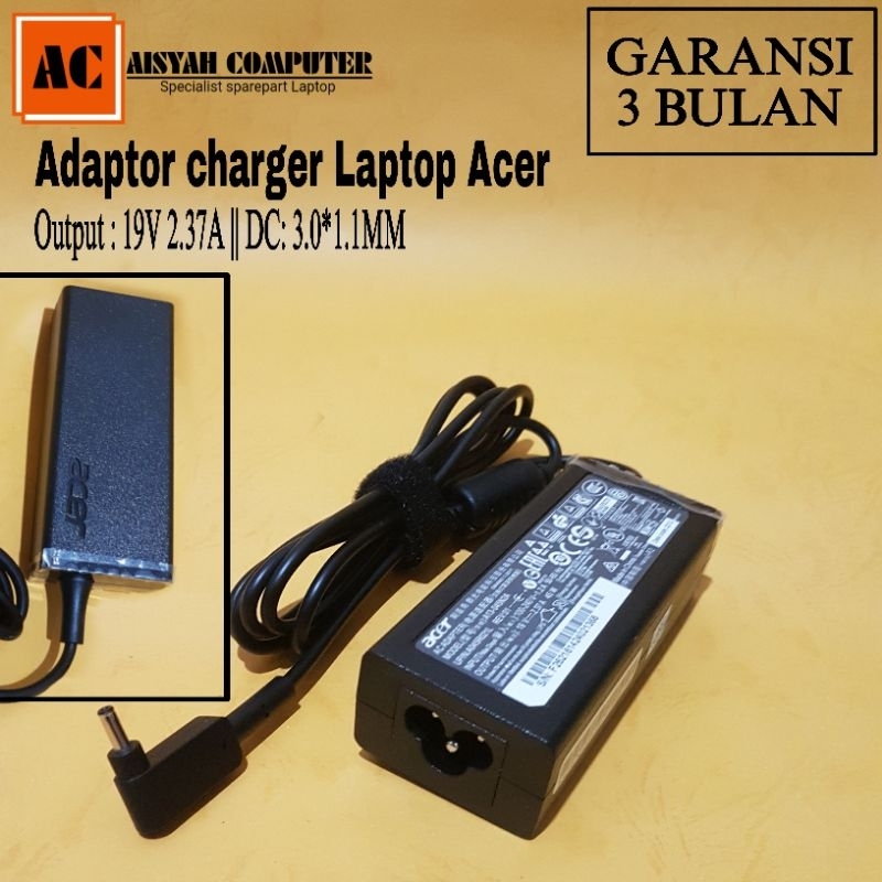 Original Charger Adapter for laptop acer swift 1 Model: N20H2 - 19V 2 ...
