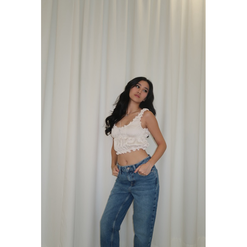HerPalais Darling Top (satin top) (summer top) | Shopee Philippines