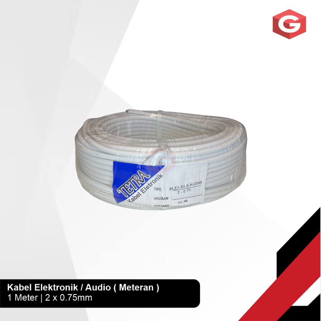 Fiber Cable | Audio Flexible Cable 2 x 0.75mm Per Meter | Shopee ...