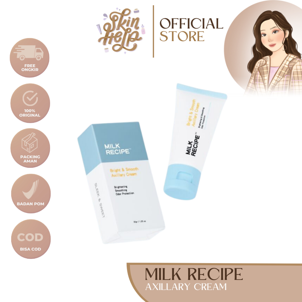 Milk Recipe Bright & Smooth Axillary Cream Brightening Cream - Axilary ...