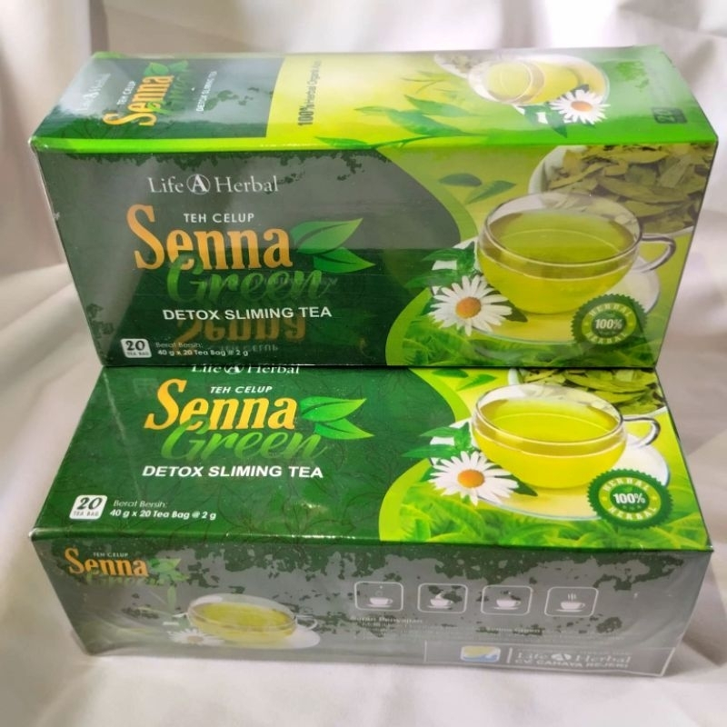 Detox TEA bags SENNA GREEN DETOX SLIMING TEA Life A Herbal | Shopee ...