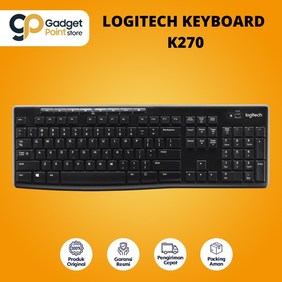 Logitech K270 Wireless Keyboard Laptop Keyboard PC Gaming Keypad ...