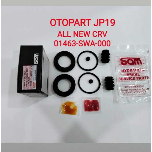 CALIPER KIT ALL NEW CRV GEN 3 GEN 4 RUBBER FRONT DISC BRAKE SEAL ALL NEW CRV GEN 3 GEN 4 SAM ...
