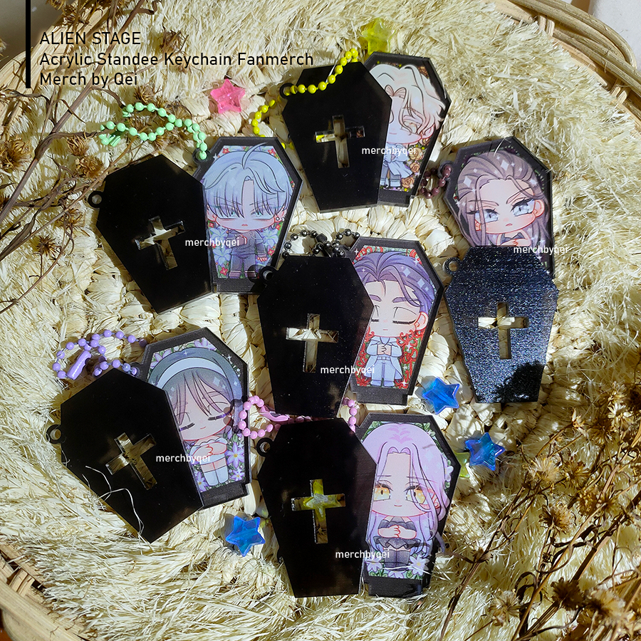Standee Keychain ALIEN STAGE Fanart Merchandise - MERCH BY QEI Standee ...