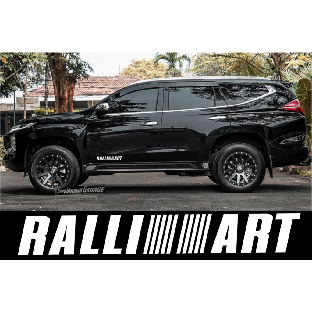 Sticker pajero sport sticker ralliart ralli art Accessories pajero ...