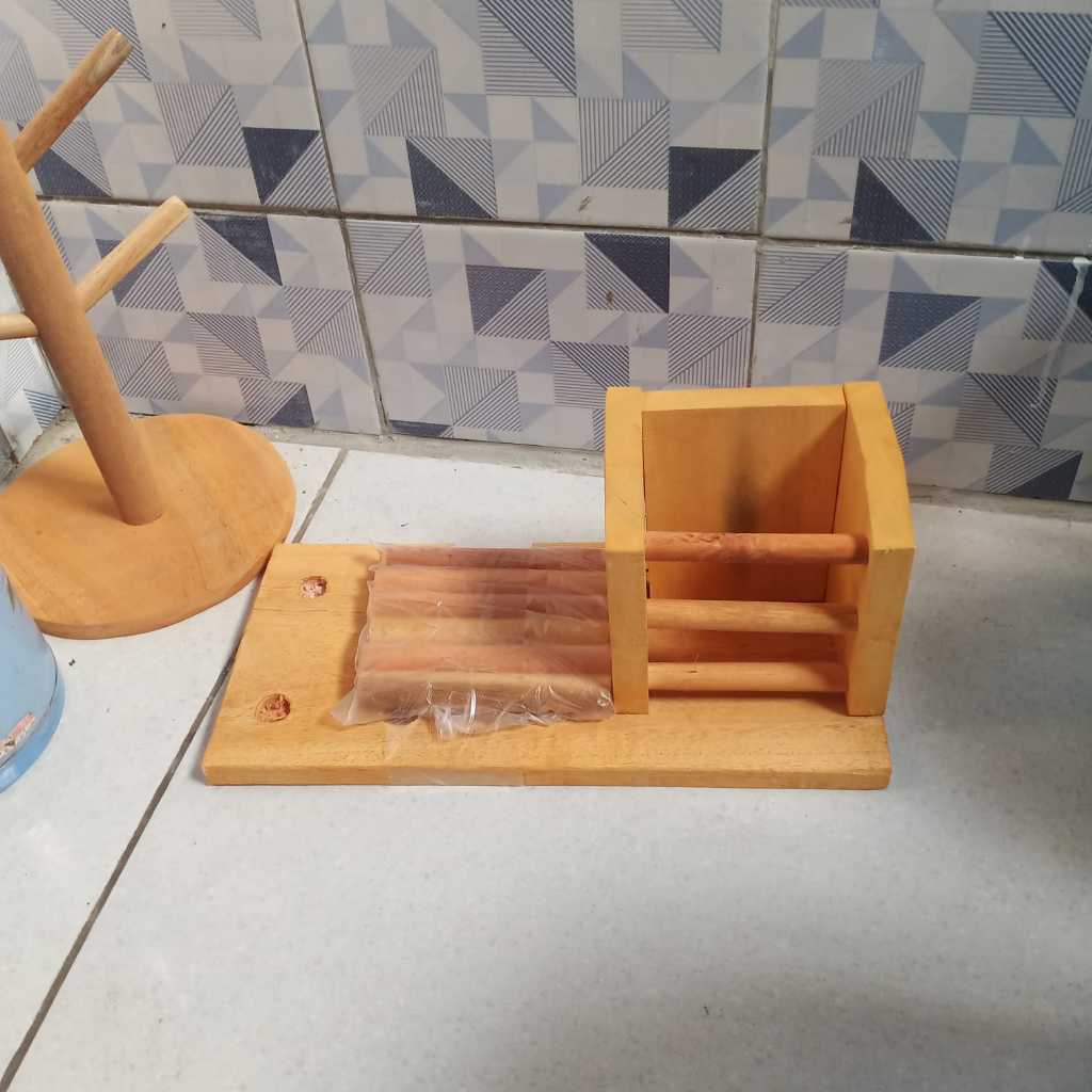 Kitchen STORAGE GLASS SPOON RACK MINIMALIST GLASS SPOON CONTAINER ...