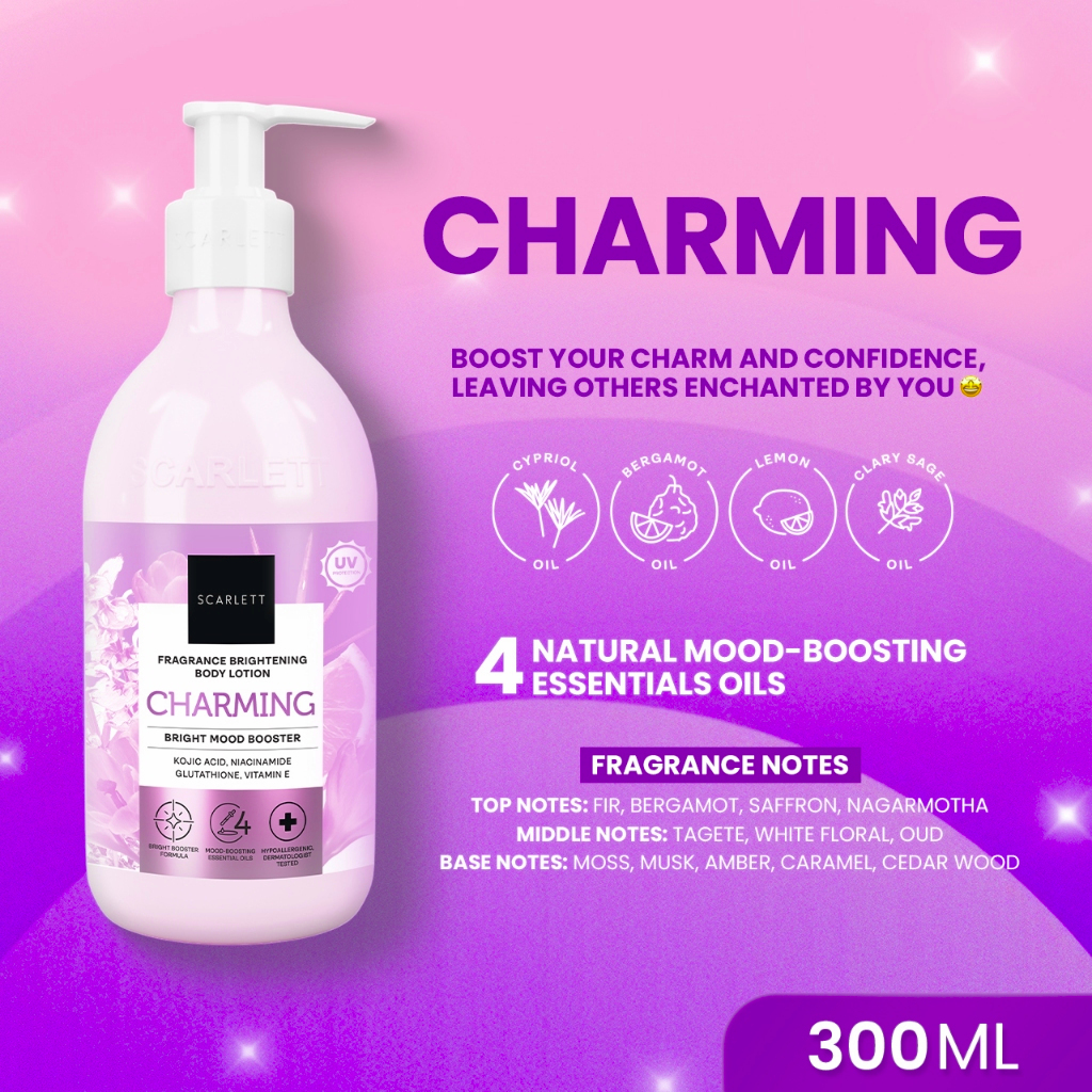 Scarlett Whitening New Brightening Body Lotion Bright Mood Booster ...