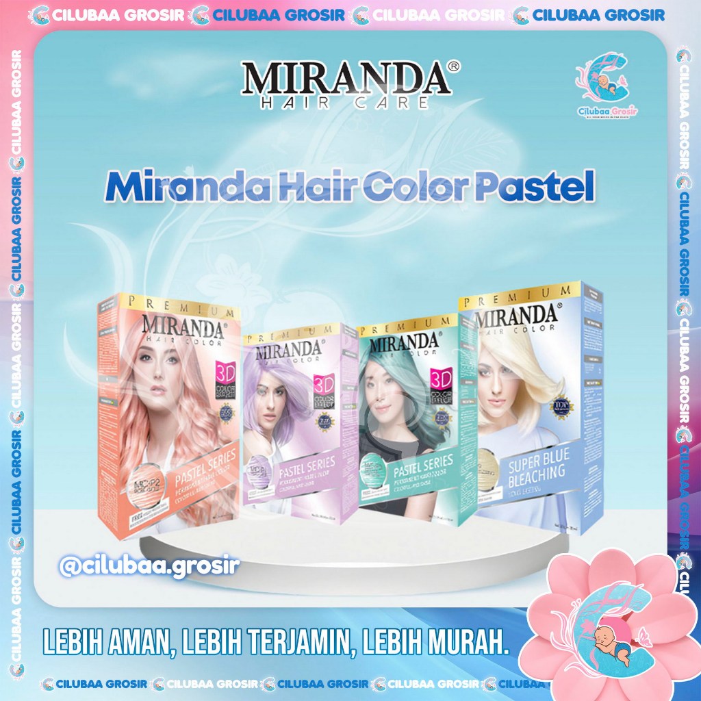 Miranda Hair Color Pastel Proxide 30ml Premium Permanent || Miranda ...