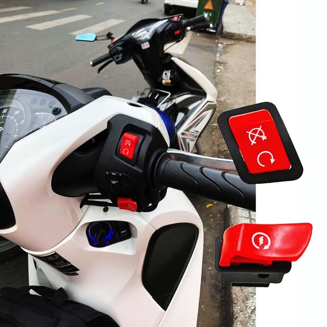 TOMBOL MERAH Slv1 - starter Switch idling Engine stop system+starter ...