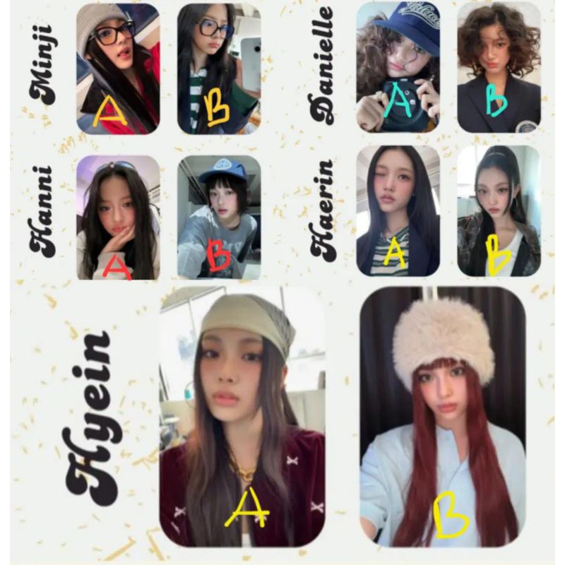 [Mandatory Co PACKING] Photocard New Jeans How Sweet Set A - Weverse ...