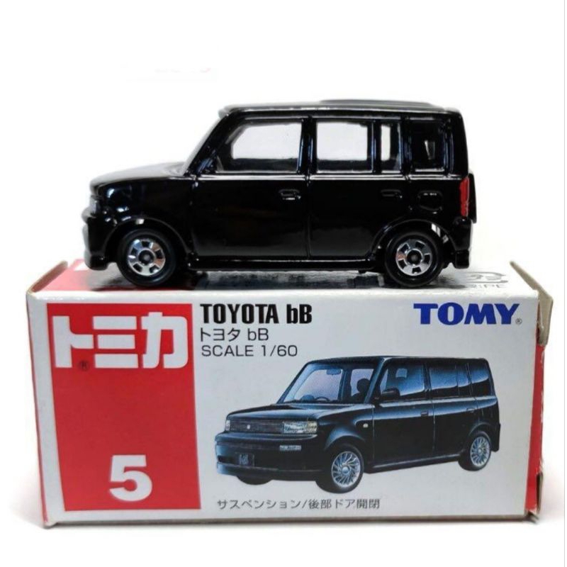NO SEAL TOMY BLUE TOMICA TOYOTA bB BLACK 5 OLD STOCK RARE ITEM DIECAST ...