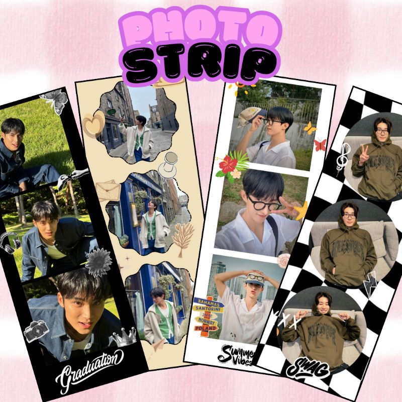 Photostrip custom/kpop/jpop/girlgroup/boyband/National Team Player ...