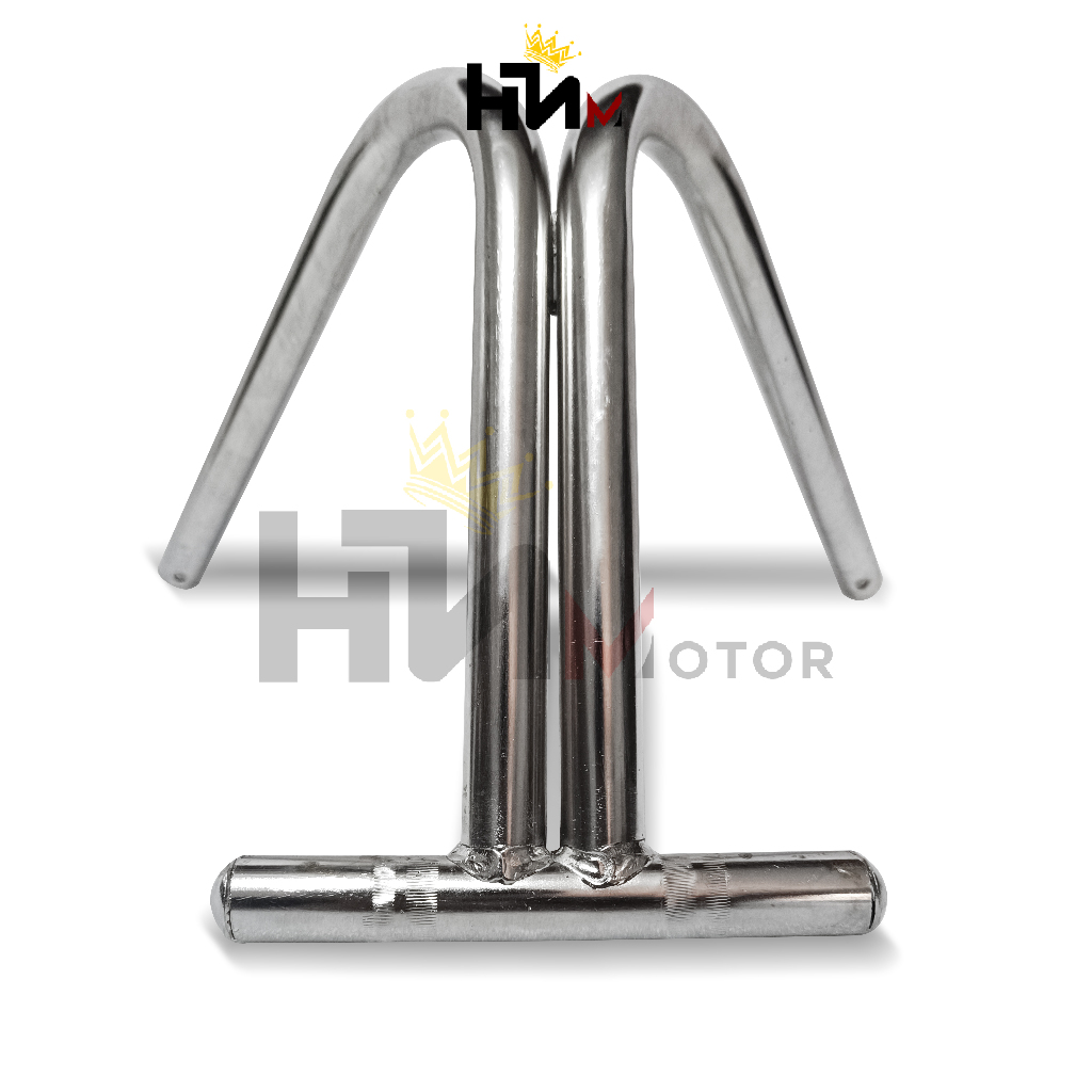 COSTUM HANDLEBAR CHOPPER RABBIT SKINY HORN FULL CROOME JAPSTYLE ...