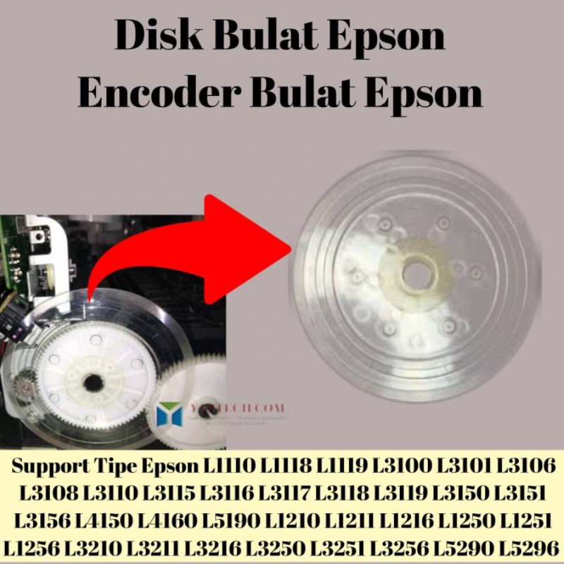 Epson L3110 Round Disc ENCODER EPSON L1110 L3110 L3116 L3150 L3156 ...