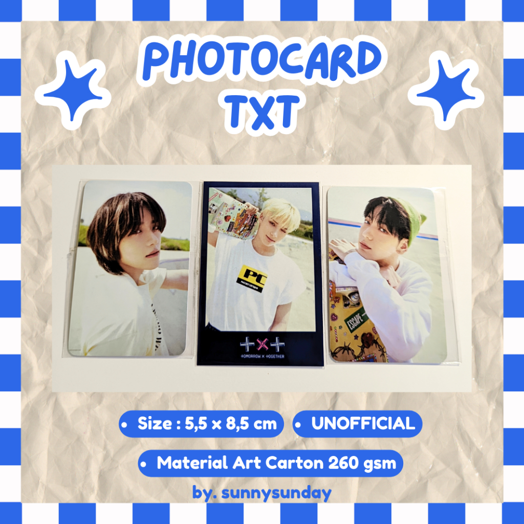 TXT Photocard (Unofficial) | Shopee Philippines