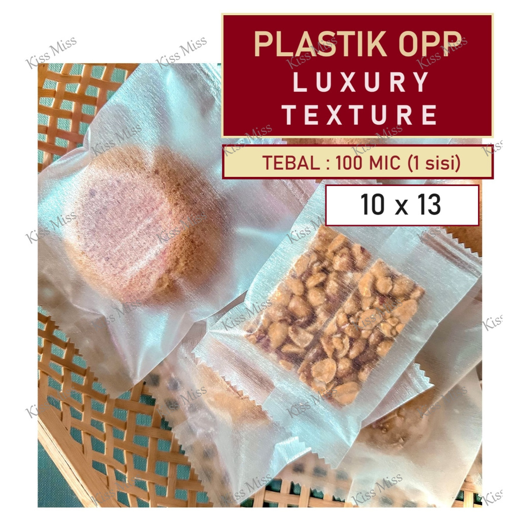 10x13 - LUXURY TEXTURE - OPP plastic cookies WITHOUT GLUE - THICK ...