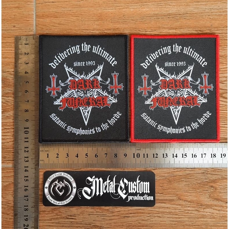 Dark Funeral Woven Patch / Sewing Band Emblem / Metal Band Emblem ...